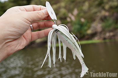 Donkey Slayer bladed jig review. Giant bladed vibrating jig fishing ...