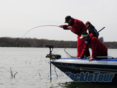 Testing Kistler ZBone rods at Lake Falcon, Fishing Lake Falcon Texas